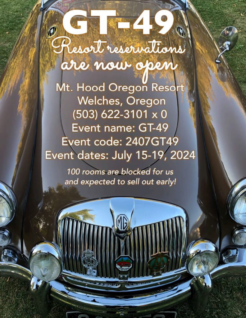 North American MGA Register GT-49 - University Motors Online